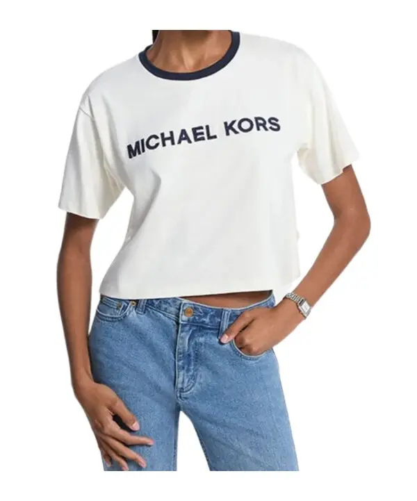 Michael Kors Logo-embroidered T-shirt