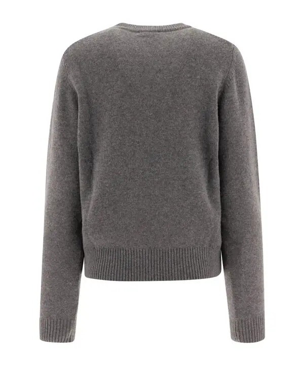 GANNI Crewneck Intarsia-knit Jumper