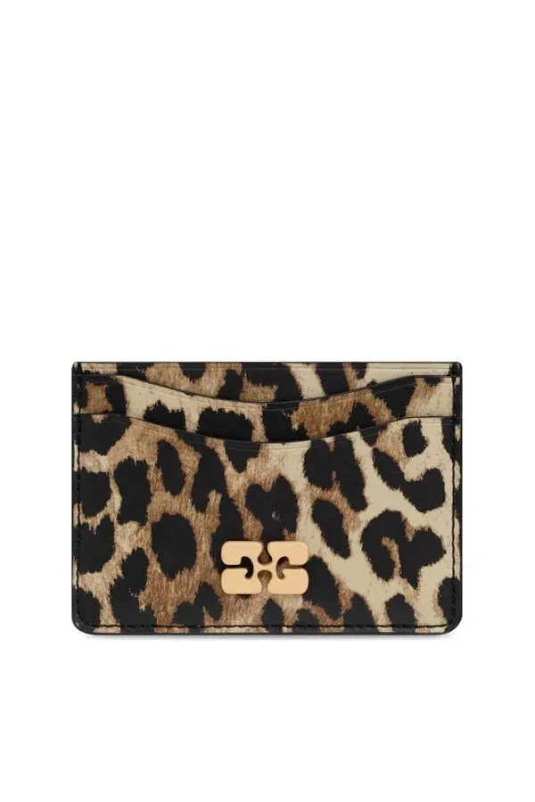 GANNI Card Case With Animal Motif