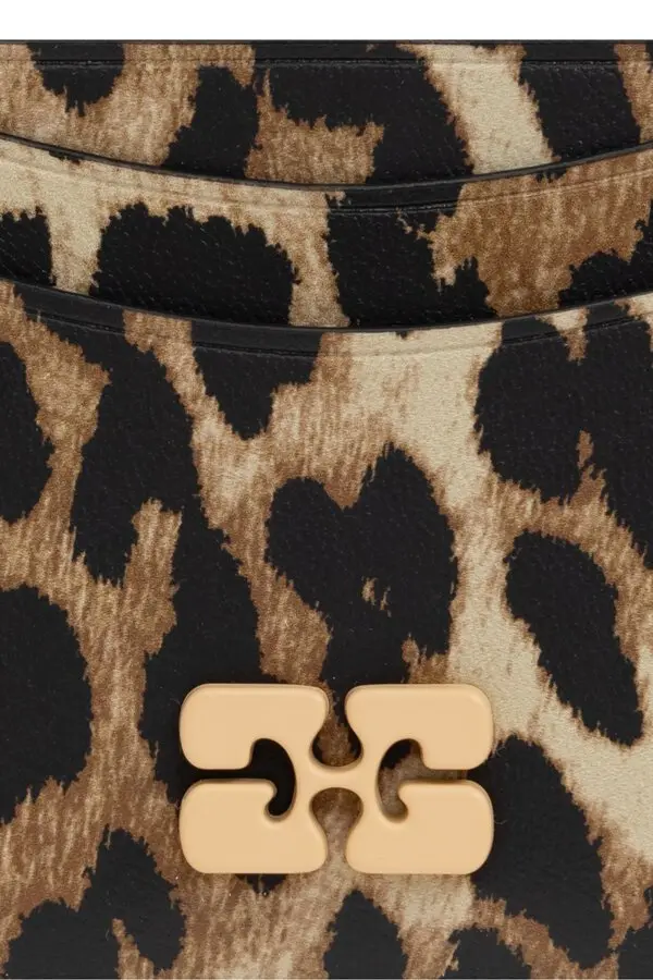 GANNI Card Case With Animal Motif
