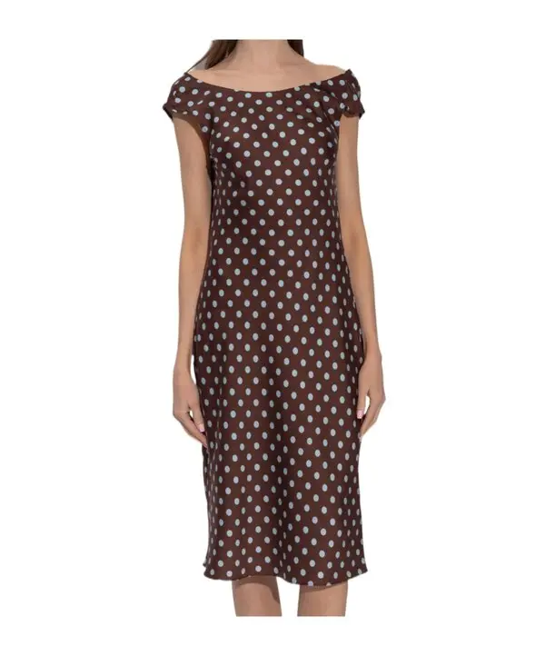 Posse Polka Dot Midi Dress