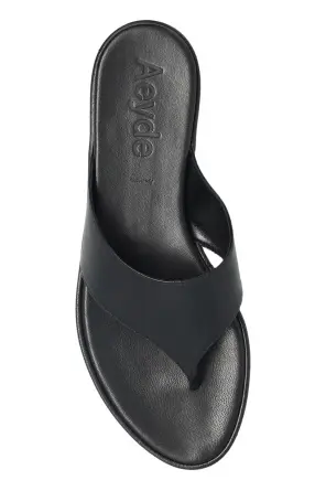 AeydĒ Amaya Pointed Slingback Sandals - Black