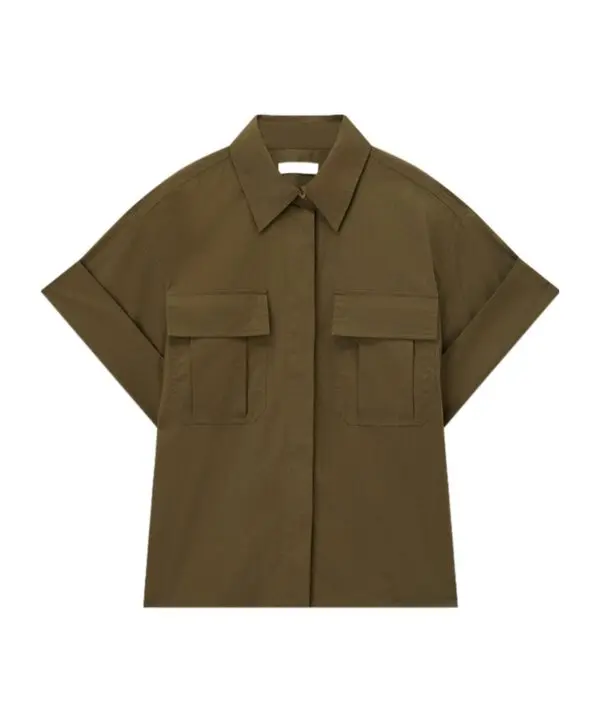 JOSEPH Pocket Poplin Shirt