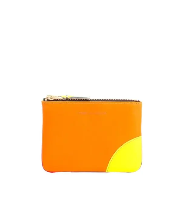 Comme Des Garçons Logo Wallet - Orange