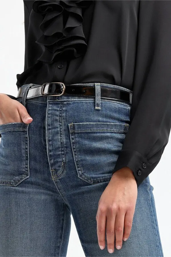 NILI LOTAN Mid-rise Wide-leg Jeans