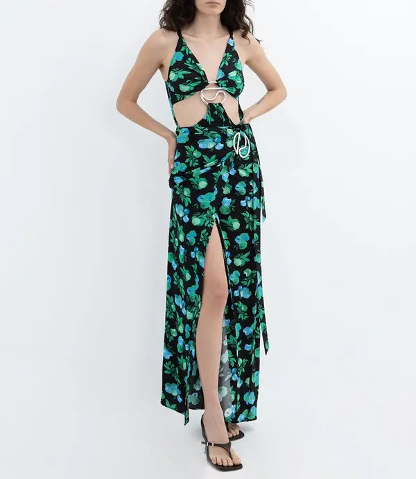 Coperni Printed Wrap Skirt