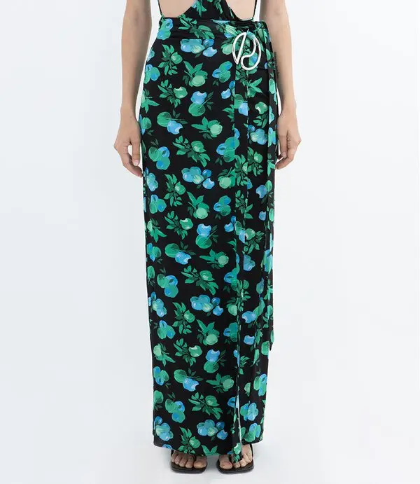Coperni Printed Wrap Skirt