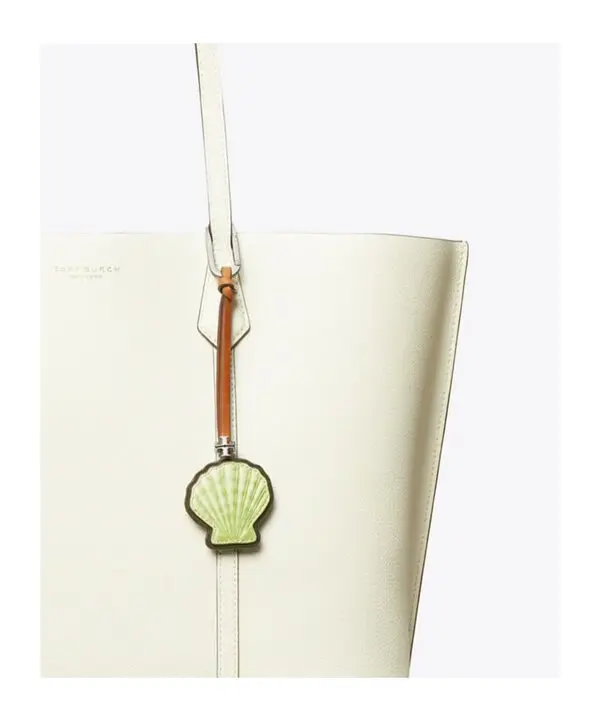 Tory Burch Shell Charm With Carabiner Clip