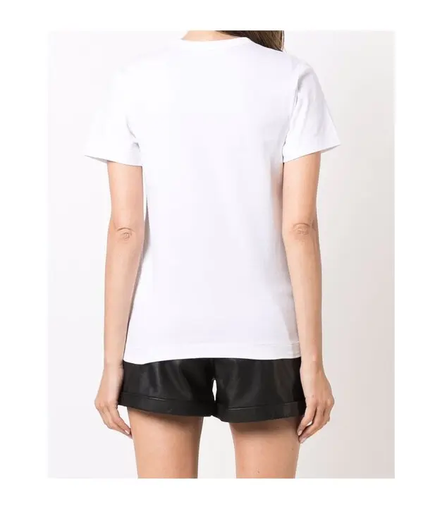 Comme Des Garçons T-shirt Heart Motif Cotton Tee