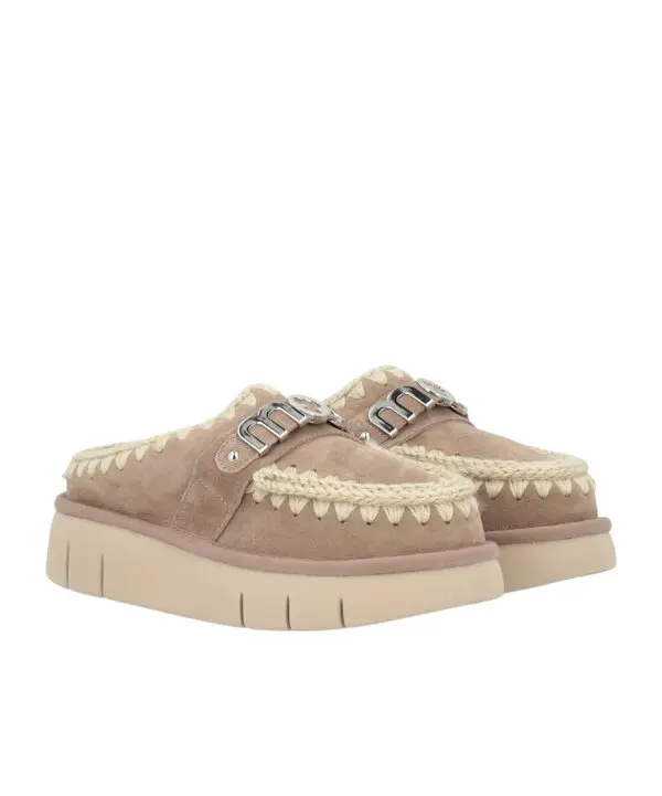 Mou Round-toe Mules