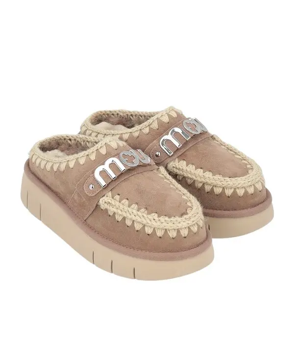 Mou Round-toe Mules