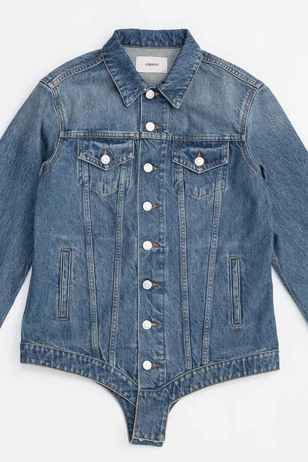 Coperni Tight-shaped Denim Jacket