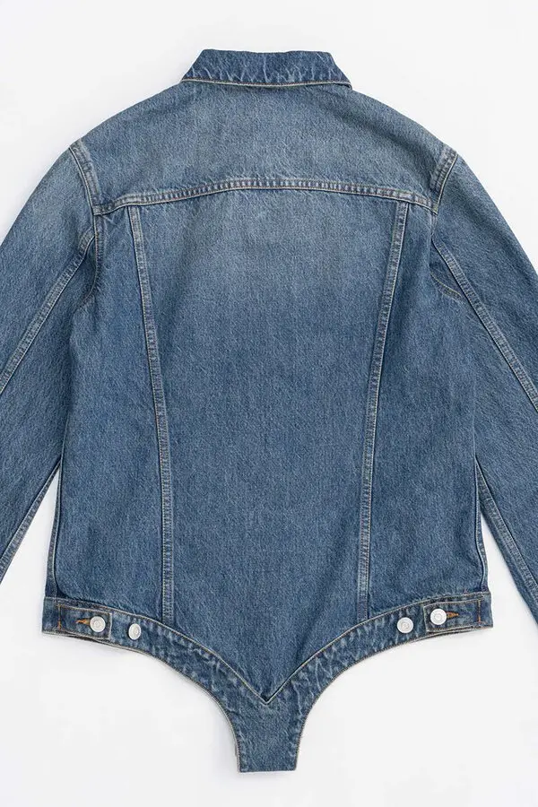 Coperni Tight-shaped Denim Jacket