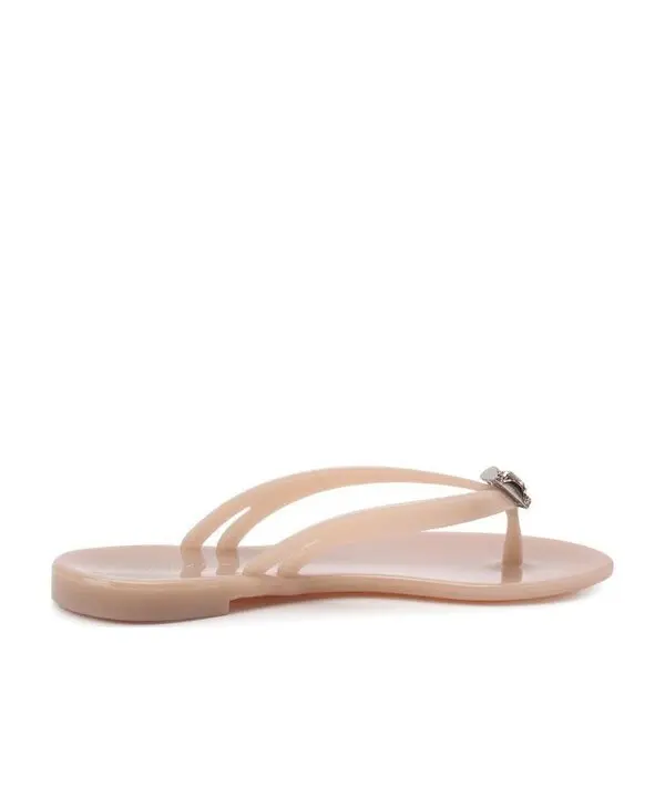 Casadei Crystal-embellished Flip Flops