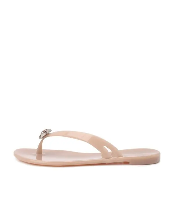 Casadei Crystal-embellished Flip Flops