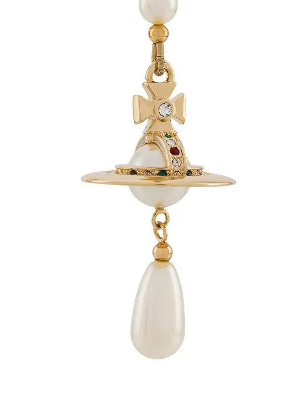 VIVIENNE WESTWOOD Orb Embellished Drop Earrings