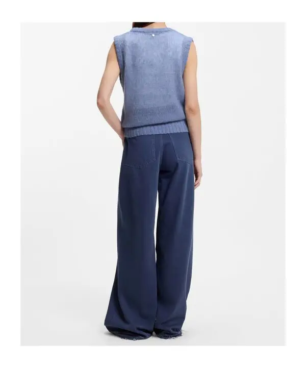 Hugo Boss V-neck Ribbed Knit Vest