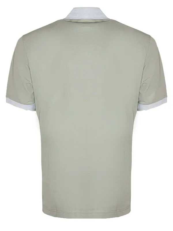 Eleventy Contrast-collar Polo Shirt