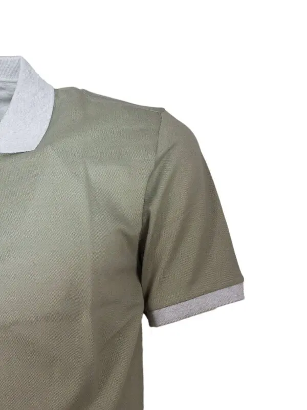 Eleventy Contrast-collar Polo Shirt