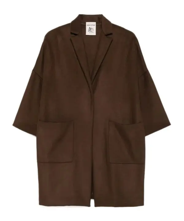 SEMICOUTURE Lapel Wide-sleeved Coat