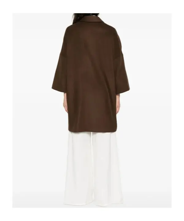 SEMICOUTURE Lapel Wide-sleeved Coat