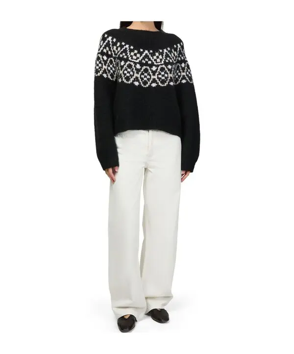 NILI LOTAN Chrissy Round-neck Sweater