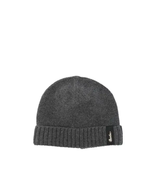 Borsalino Cashmere Beanie - Black
