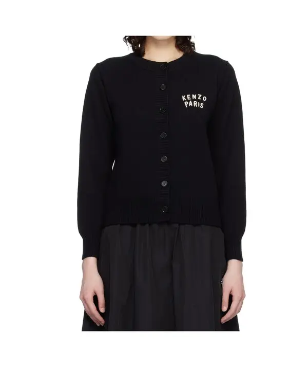 Kenzo Boke Heart' Cardigan In Cotton Wool