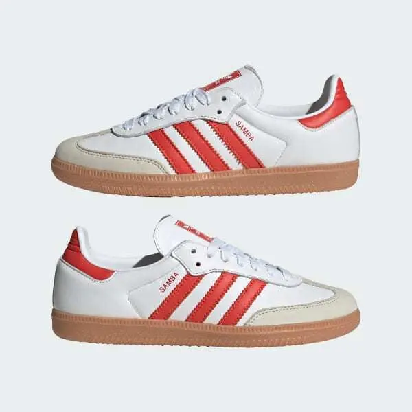 ADIDAS ORIGINALS Samba Leather Low-top Sneakers - White