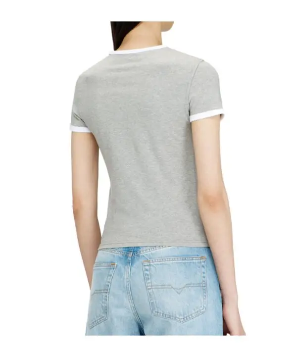 DIESEL® Uncuties" Dolphin Graphic Ringer T-shirt
