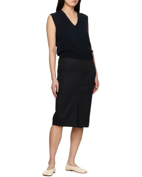 MAISON MARGIELA High-waisted Midi Skirt