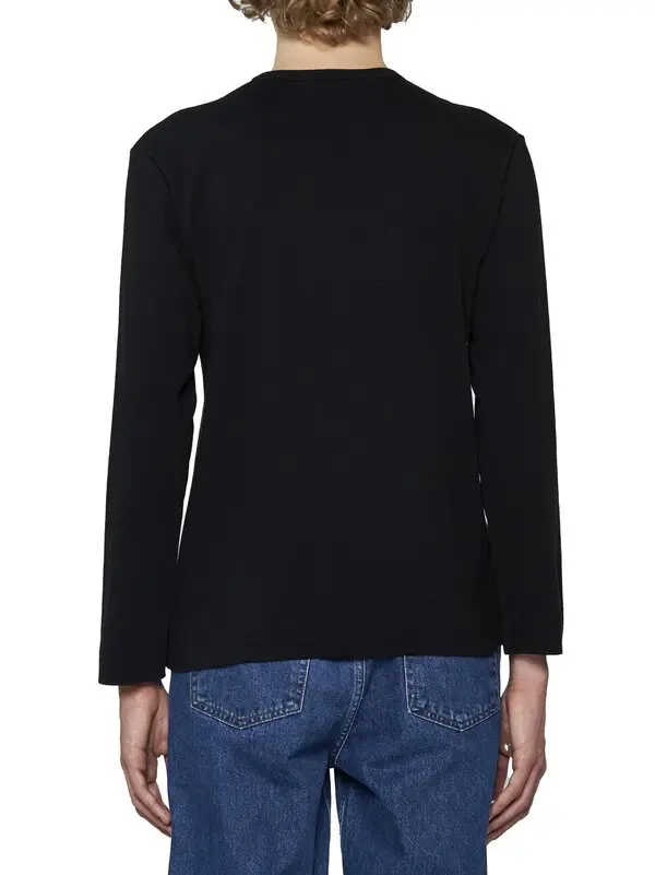 Play Comme Des Garcon Logo Long-sleeved T-shirt