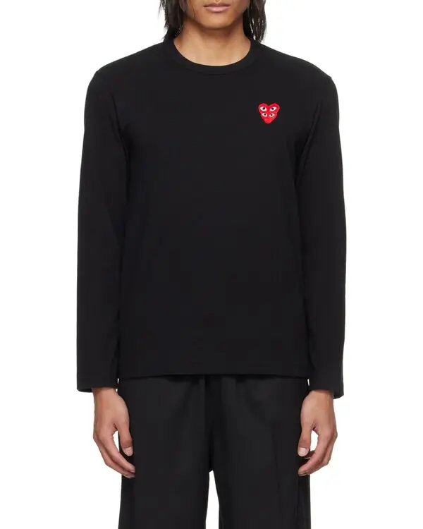 Play Comme Des Garcon Logo Long-sleeved T-shirt