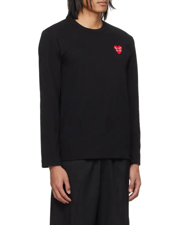 Play Comme Des Garcon Logo Long-sleeved T-shirt