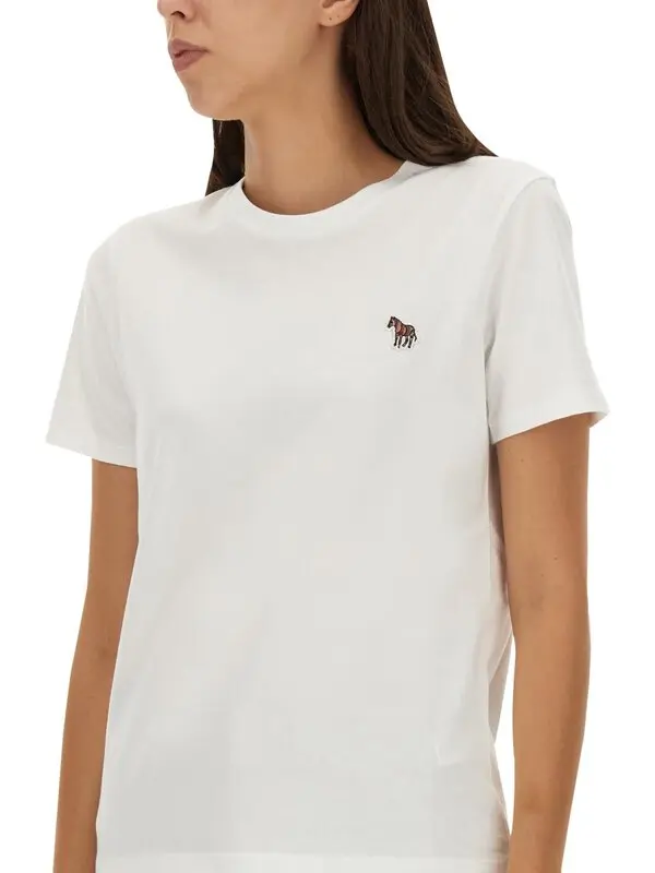Paul Smith Zebra Patch Crewneck T-shirt