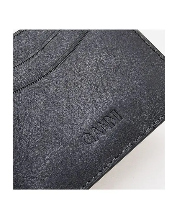 GANNI Logo-patch Card Holder