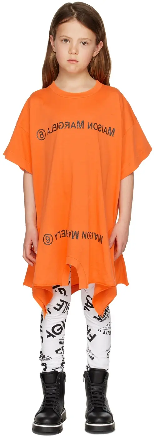MAISON MARGIELA Logo Printed T-shirt Dress