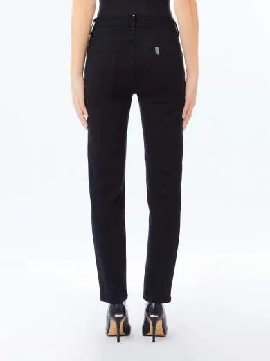 Liu Jo Faux Leather Slim Fit Trousers