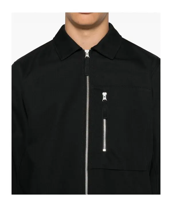 Stone Island Compass-badge Zipped Shirt Jacket