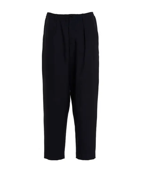 Marni Mid-rise Cropped Trousers - Black