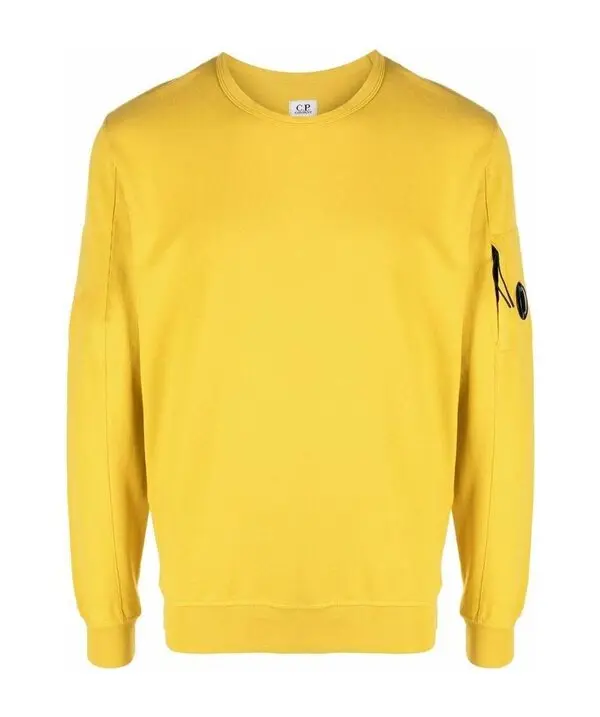 C.P. COMPANY Sleeve Pocket Sweatshirt - Yellow