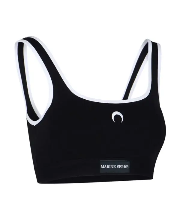 MARINE SERRE Logo Bra