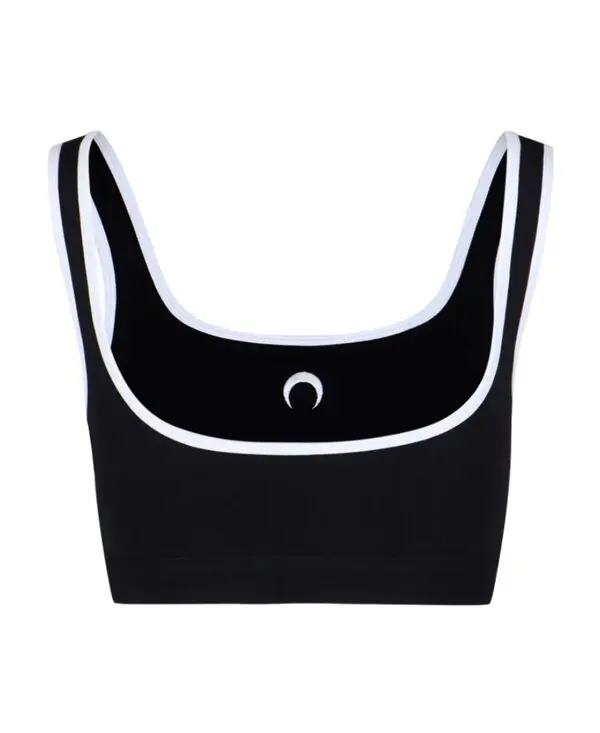 MARINE SERRE Logo Bra