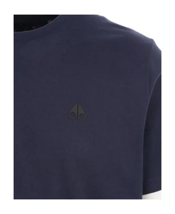 Moose Knuckles Logo Short-sleeved T-shirt