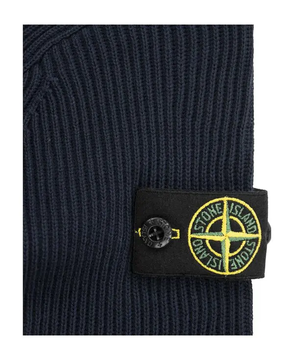 Stone Island Teen Logo-patch Sleeve Jumper
