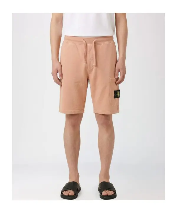 Stone Island Logo Patch Drawstring Shorts