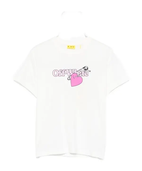 Off-White Pop Heart Logo T-shirt - White