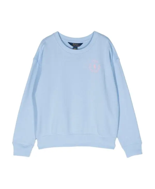 Polo Ralph Lauren Logo-embroidered Fleece Sweatshirt - Blue