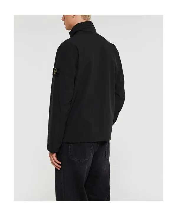 Stone Island Logo Patch Hooded Jacket