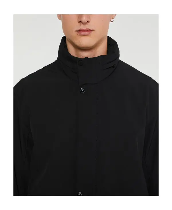Stone Island Logo Patch Hooded Jacket